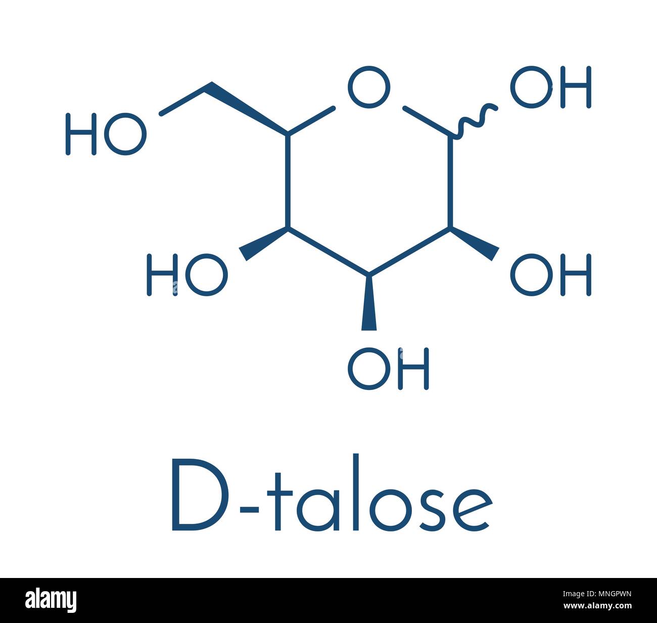 Talose sugar molecule Stock Vector Images - Alamy