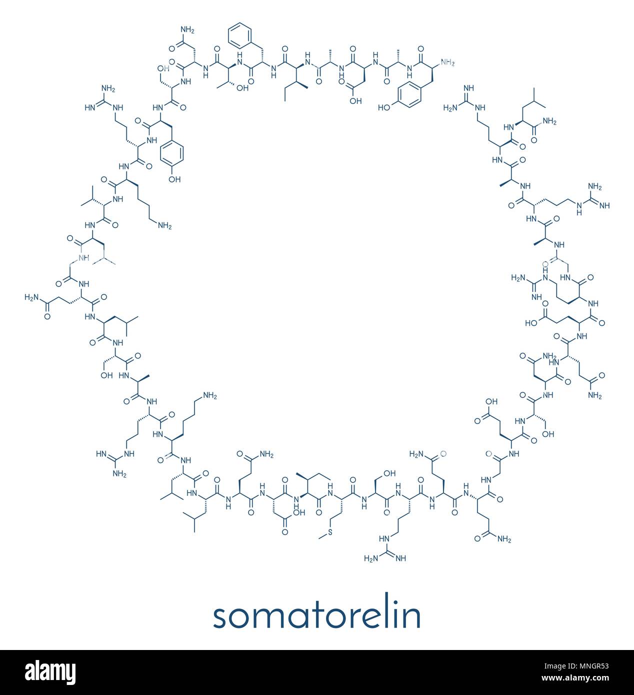 Growth hormone releasing hormone (GHRH, somatoliberin, somatocrinin ...
