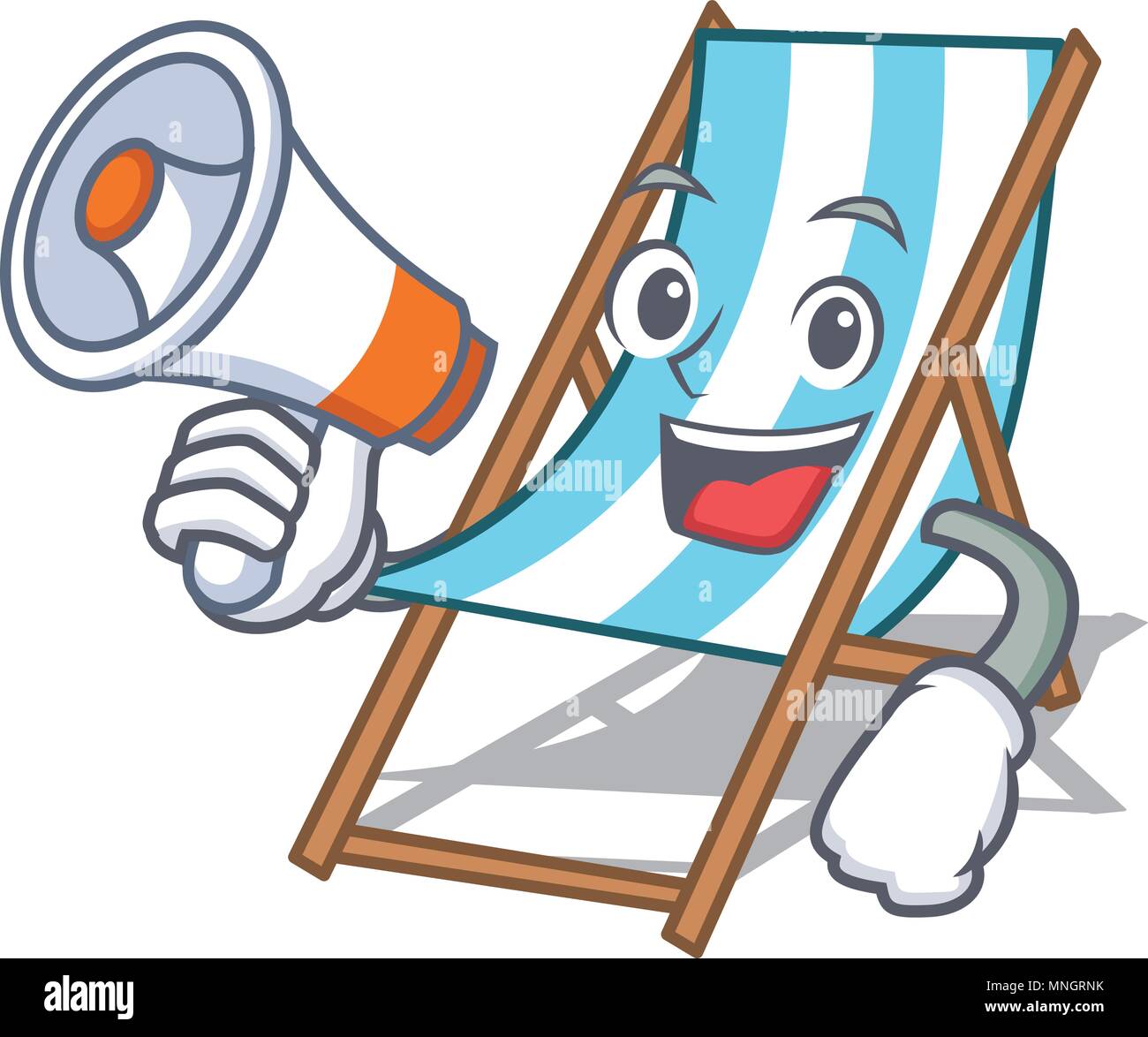 Summer holiday megaphone Stock Vector Images - Alamy