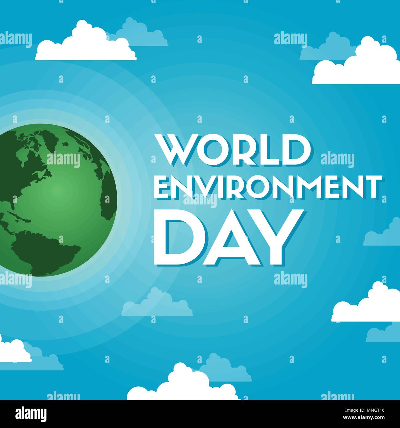 Word environment day poster tree Stock Vector Image & Art - Alamy