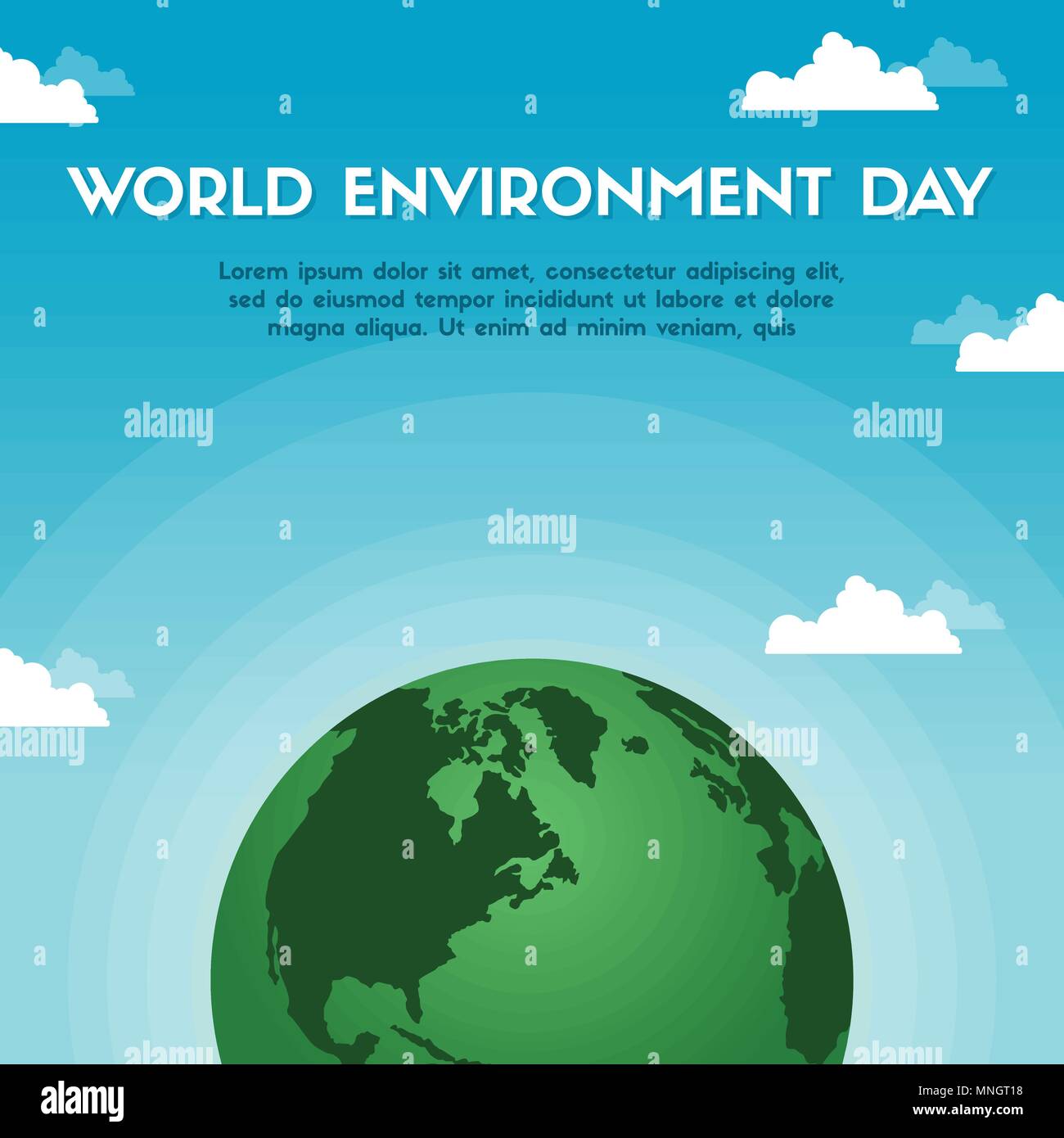 Word environment day poster tree Stock Vector Image & Art - Alamy