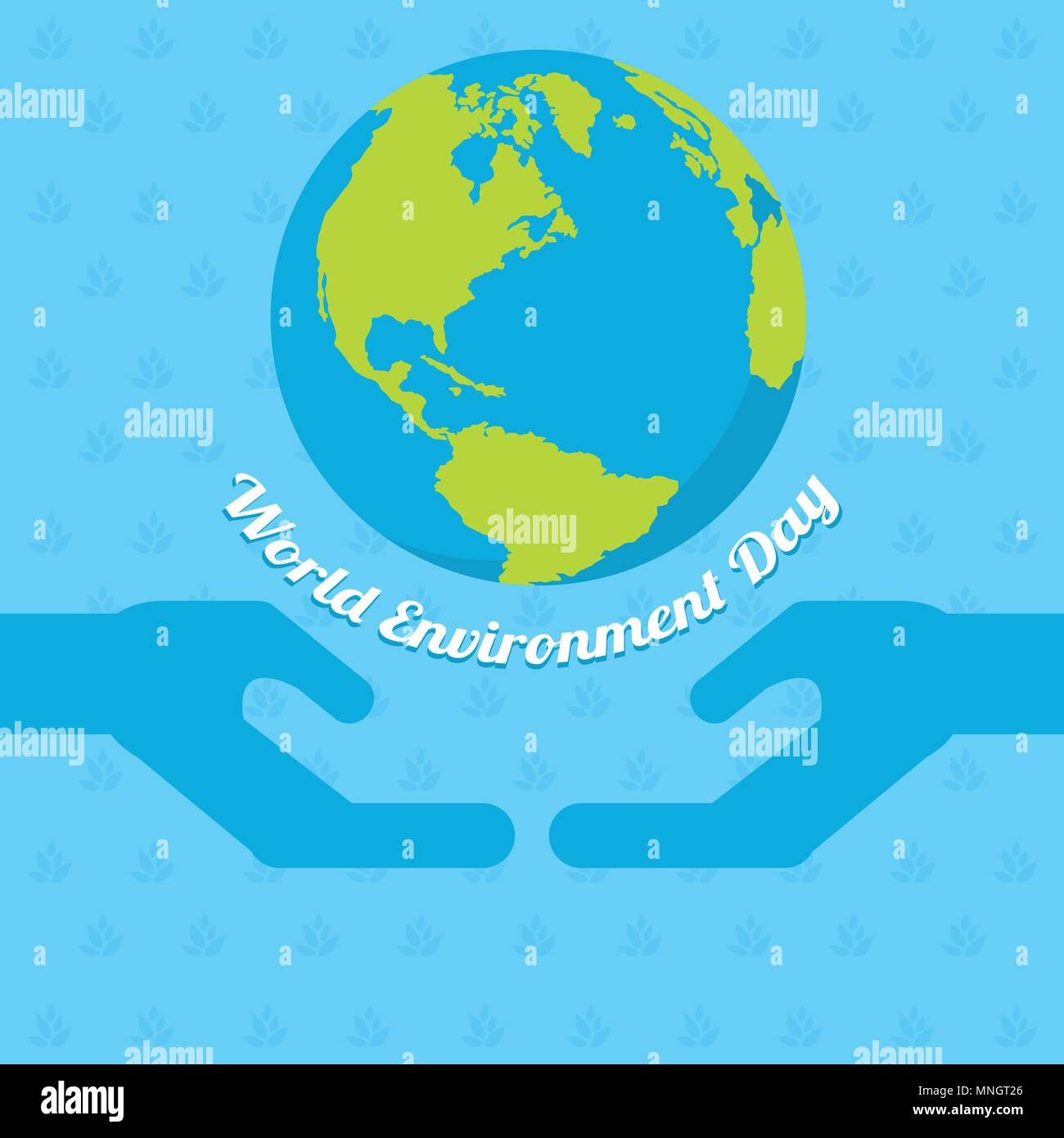 Word environment day poster earth vector illustration Stock Vector ...