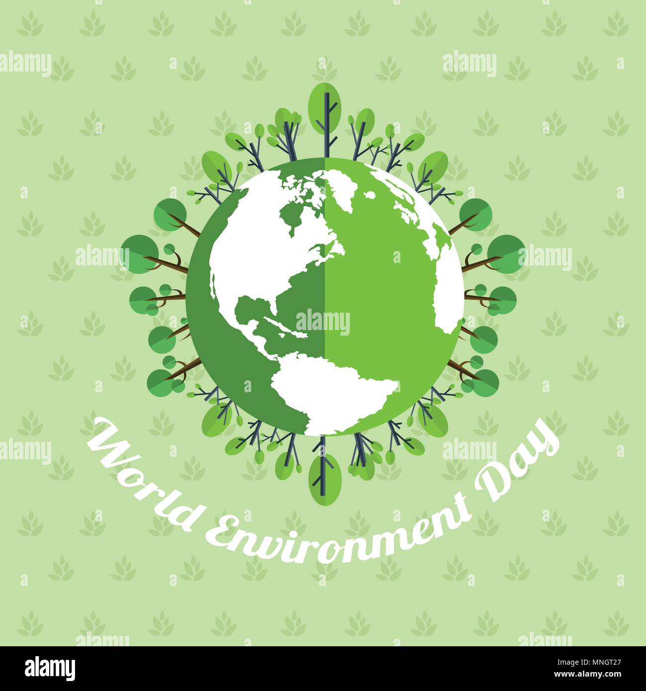Word environment day poster earth vector illustration Stock Vector ...