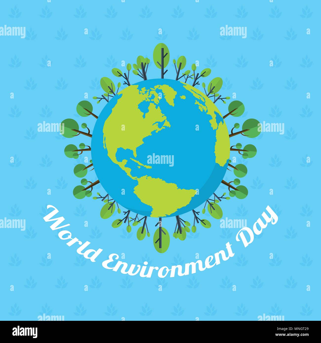 Word environment day poster earth vector illustration Stock Vector ...