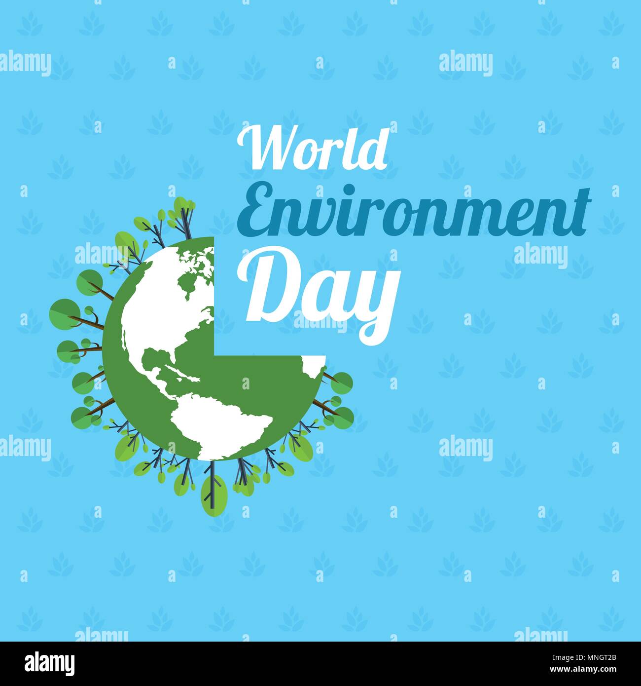 Word environment day poster earth vector illustration Stock Vector ...