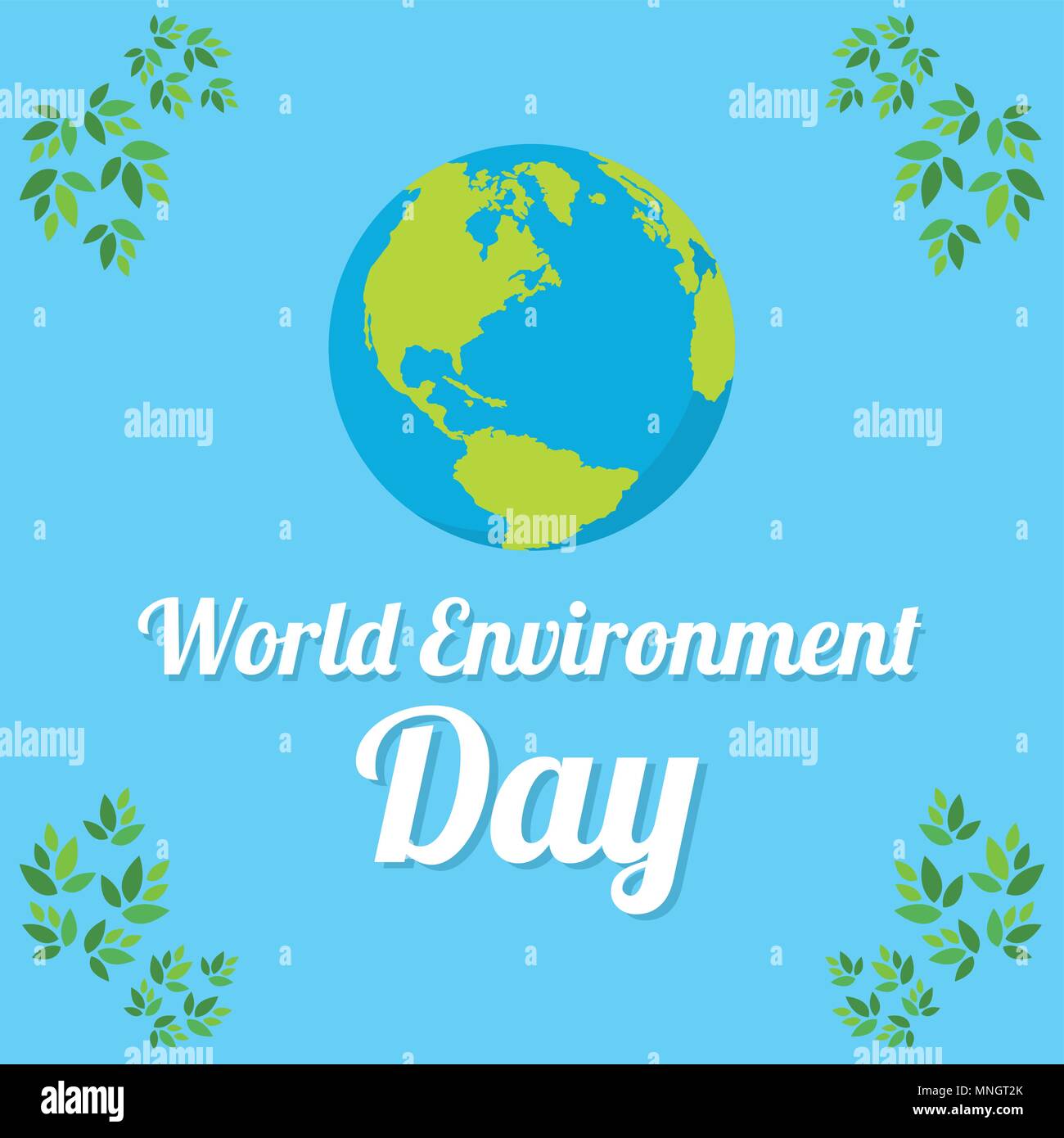 Word environment day with and the word vector illustration Stock Vector ...