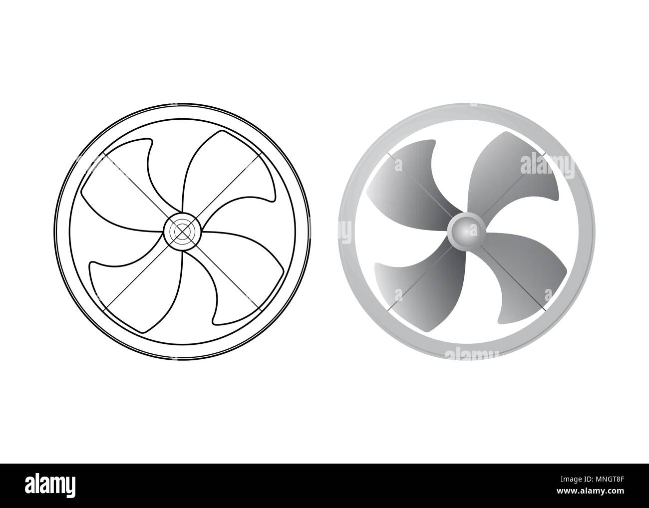 Axial flow fan Stock Vector Image & Art - Alamy