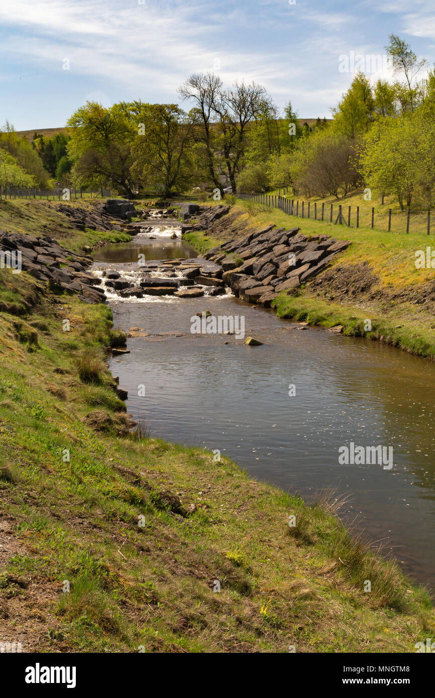 River Nent at Nenthead Stock Photo - Alamy