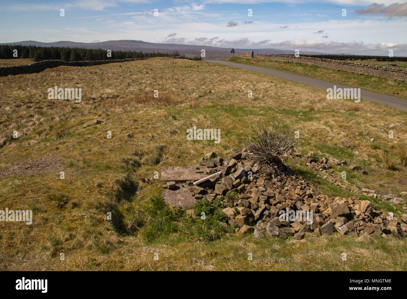 Nenthead to Garrigill Road, Cumbria Stock Photo - Alamy