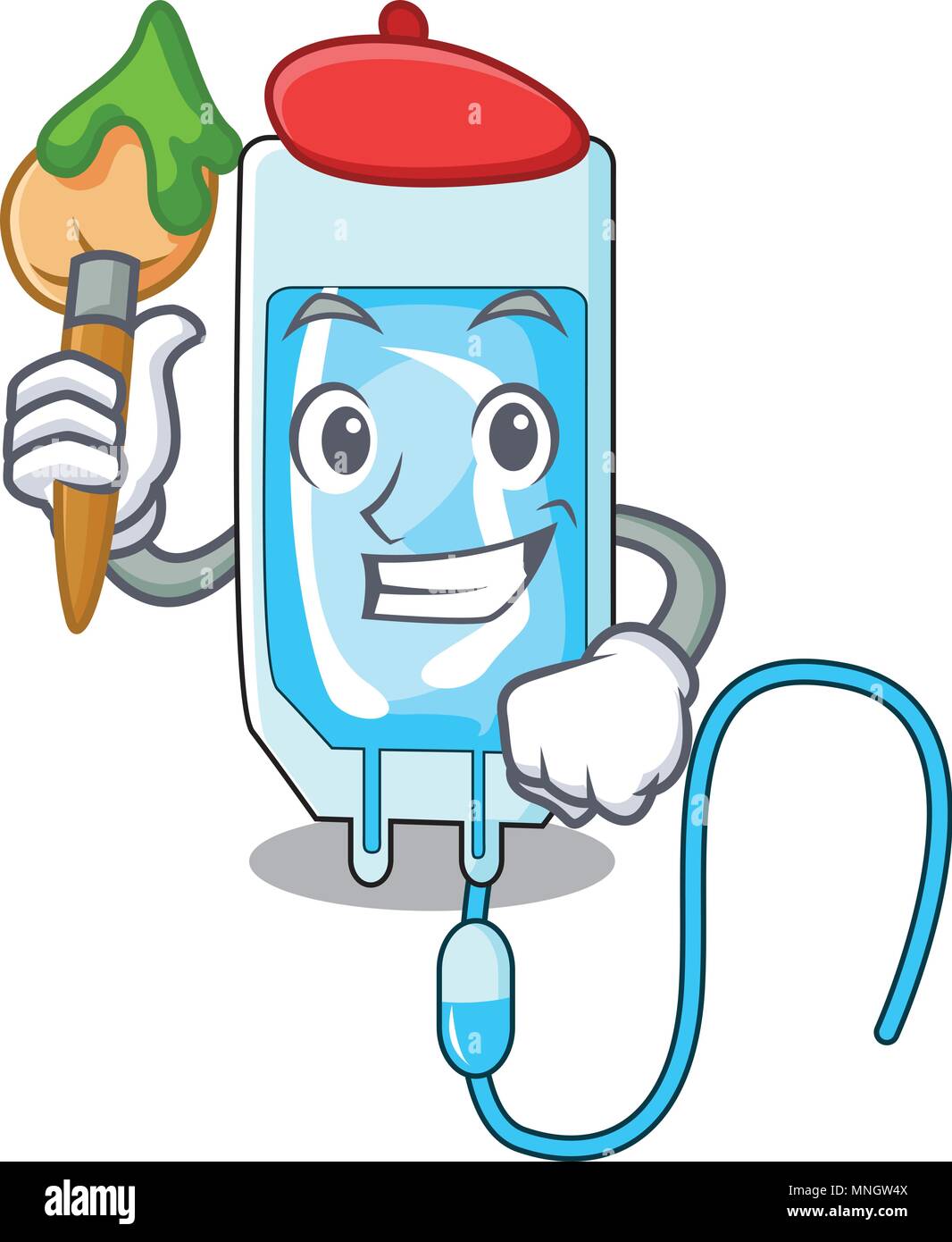 Artist infussion bottle character cartoon Stock Vector Image & Art - Alamy