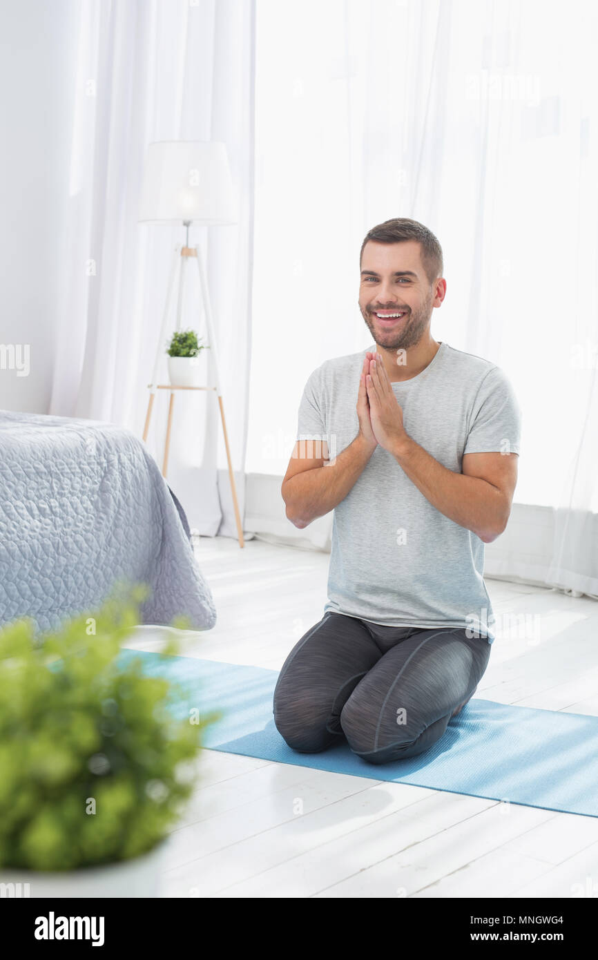 Restorative yoga hi-res stock photography and images - Alamy