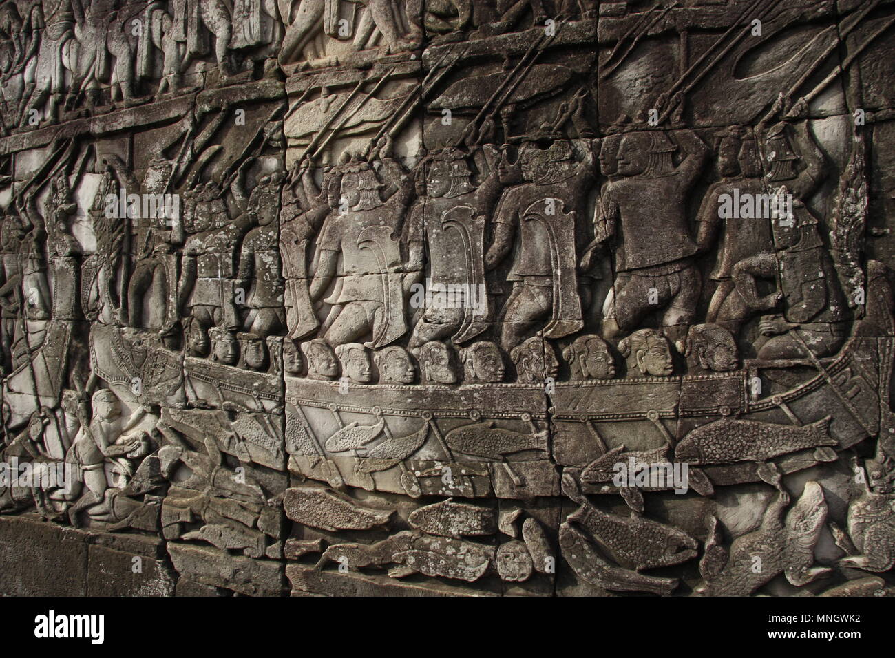 Suryavarman ii relief hi-res stock photography and images - Alamy