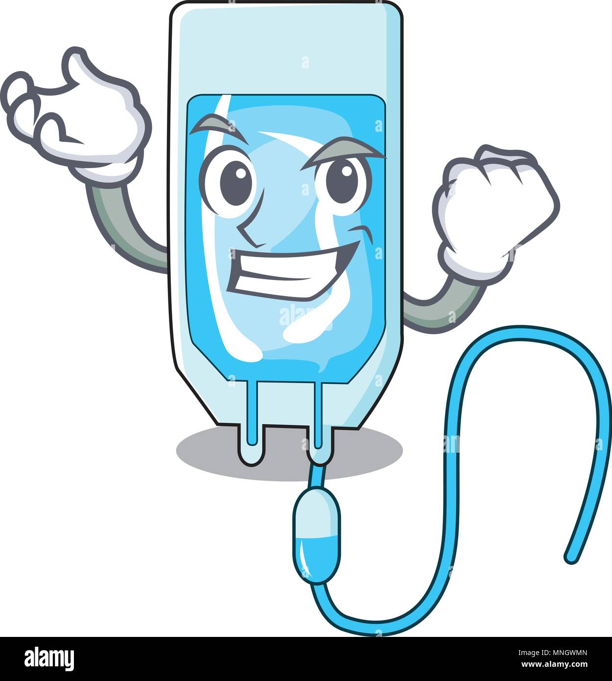 Successful infussion bottle character cartoon Stock Vector Image & Art ...