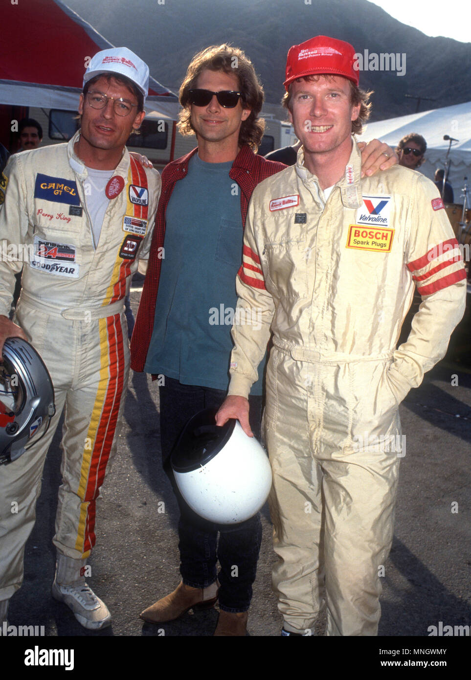 LOS ANGELES, CA - OCTOBER 6: (L-R) Actors Perry King, Parker Stevenson ...
