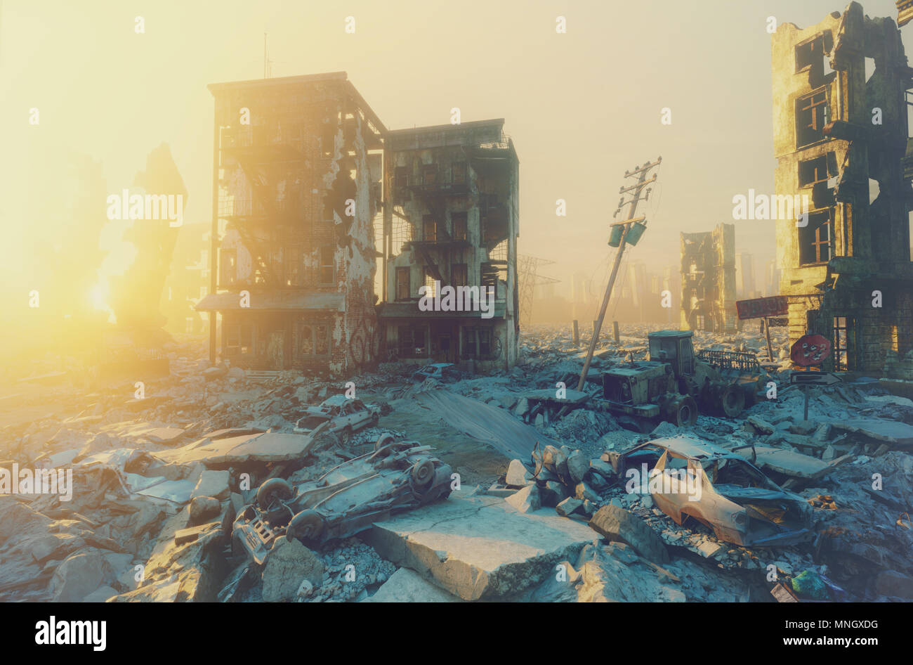 Apocalypse city hi-res stock photography and images - Alamy