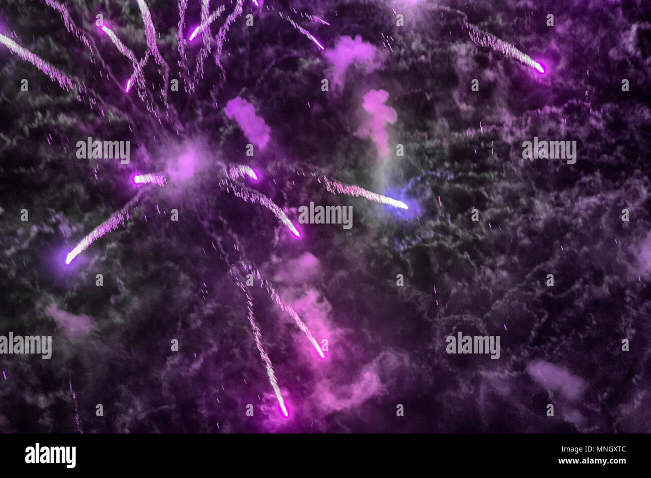 Flare gun in sky hi-res stock photography and images - Alamy