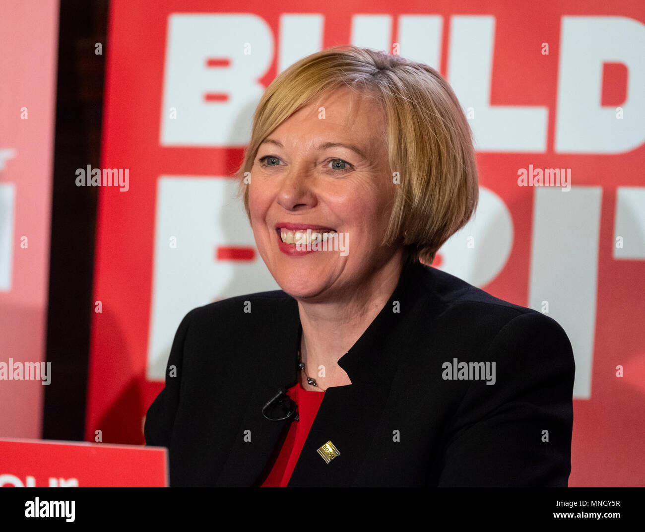 Glasgow, UK. 11 May, 2018. Lesley Laird, Labour MP for Kirkcaldy ...