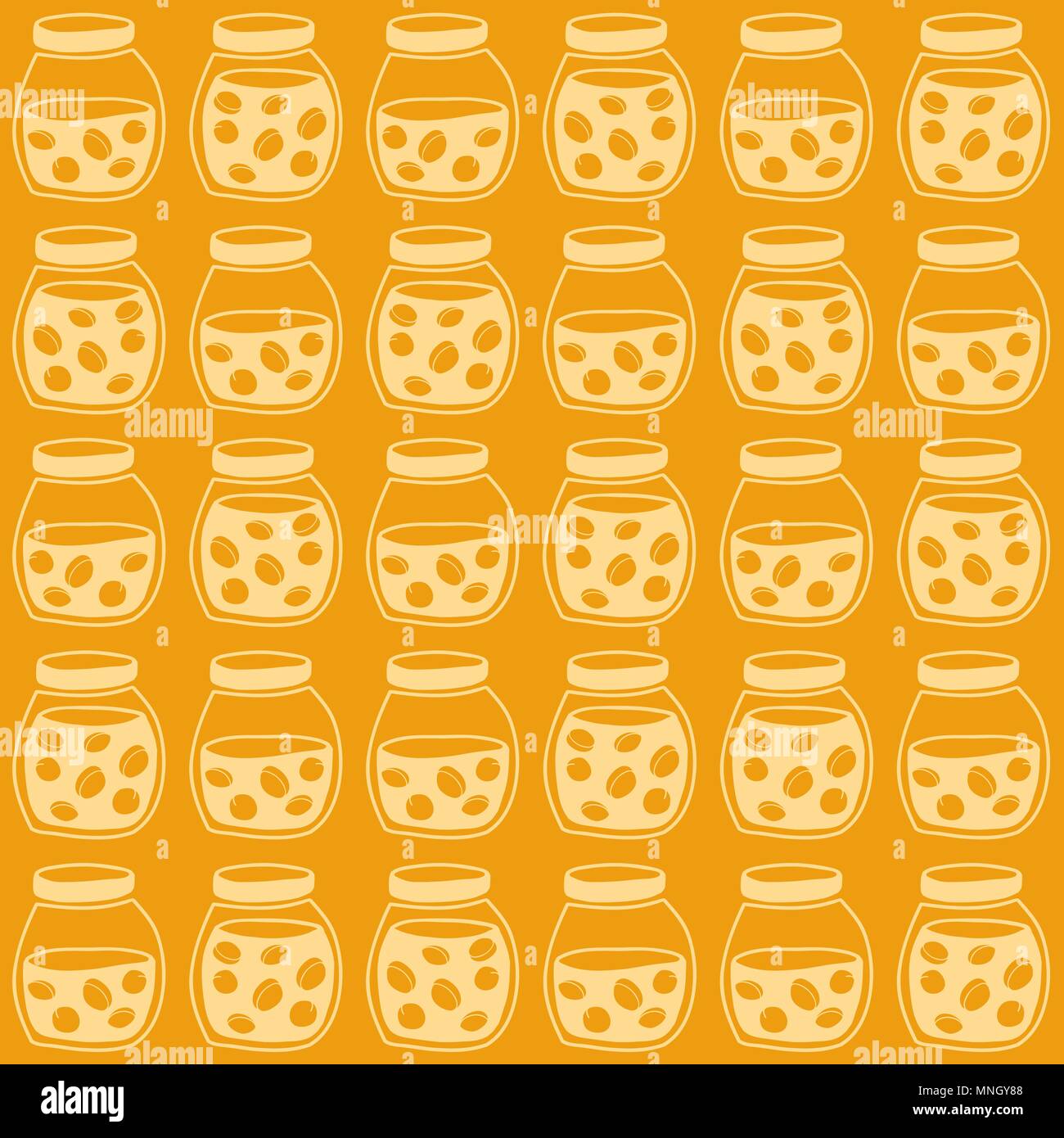 Jam jar vector vectors hi-res stock photography and images - Alamy