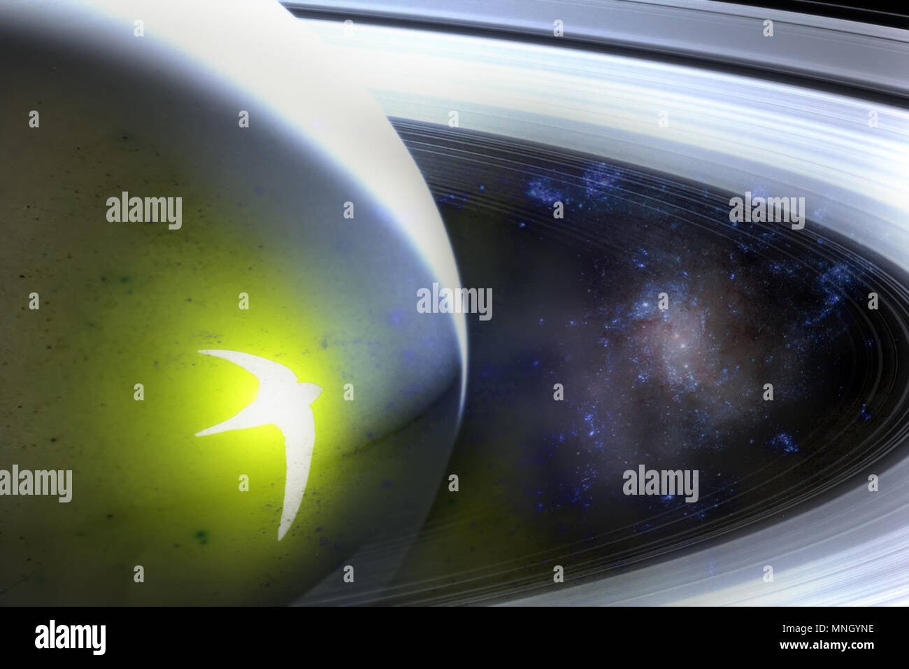 Saturn planet rings hi-res stock photography and images - Alamy