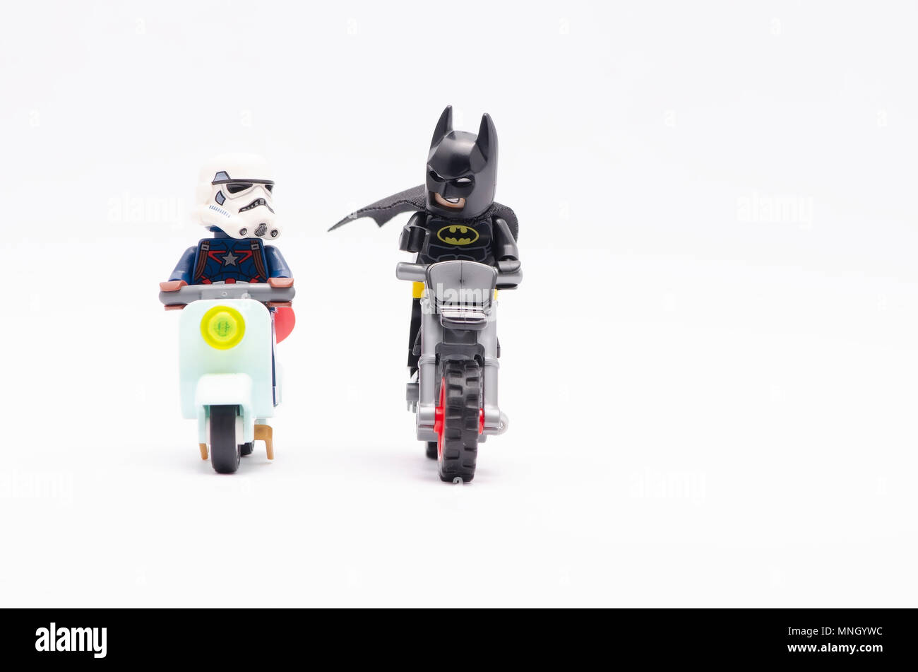 Batman motorcycle hi-res stock photography and images - Alamy