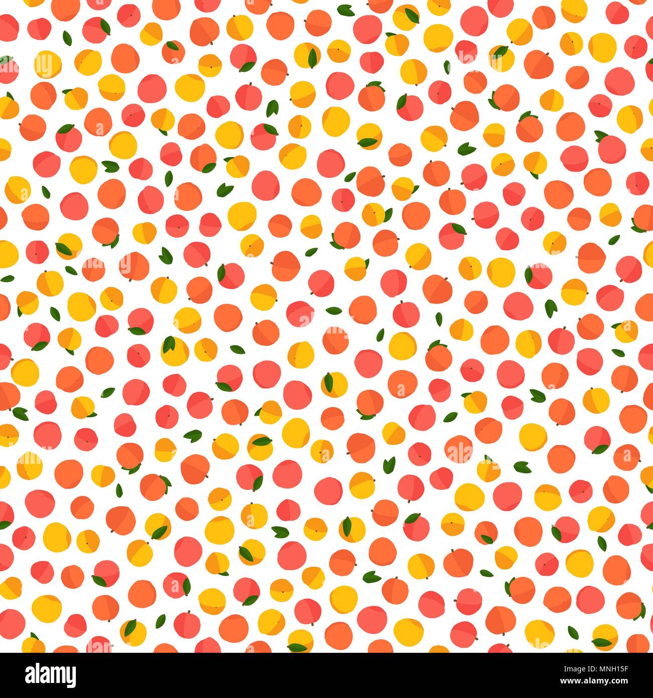 Seamless nectarine pattern. Endless texture. Peaches and nectarines ...