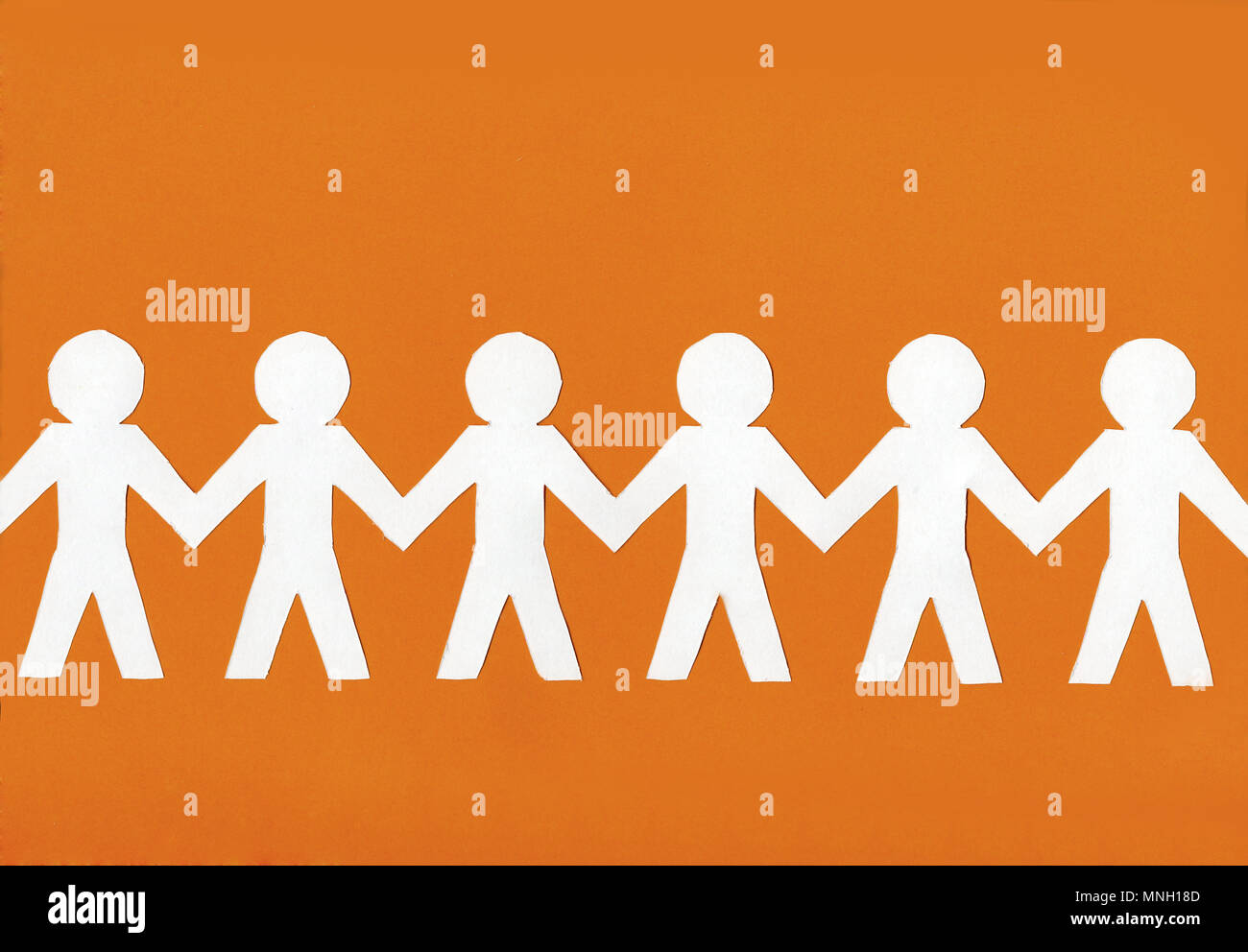 Paper men cutout hi-res stock photography and images - Alamy