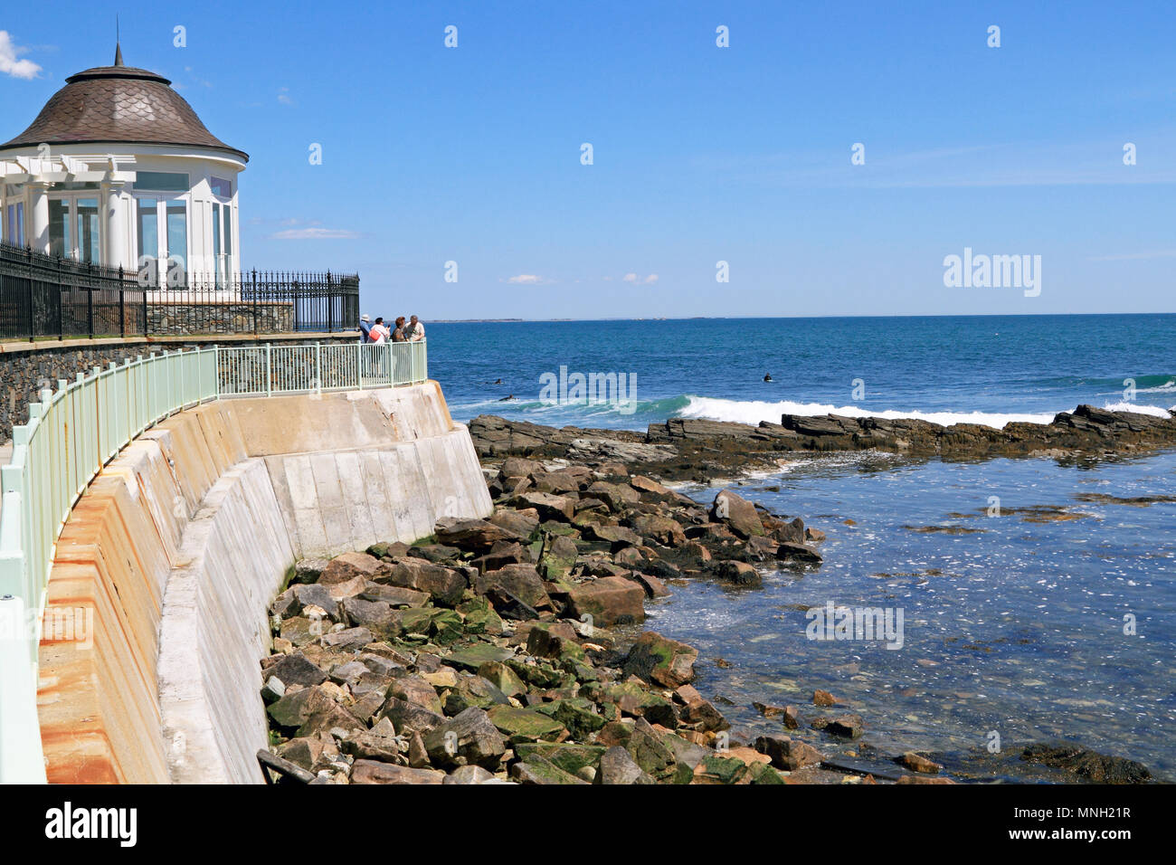 The Cliff Walk, Newport, Rhode Island, USA Stock Photo - Alamy