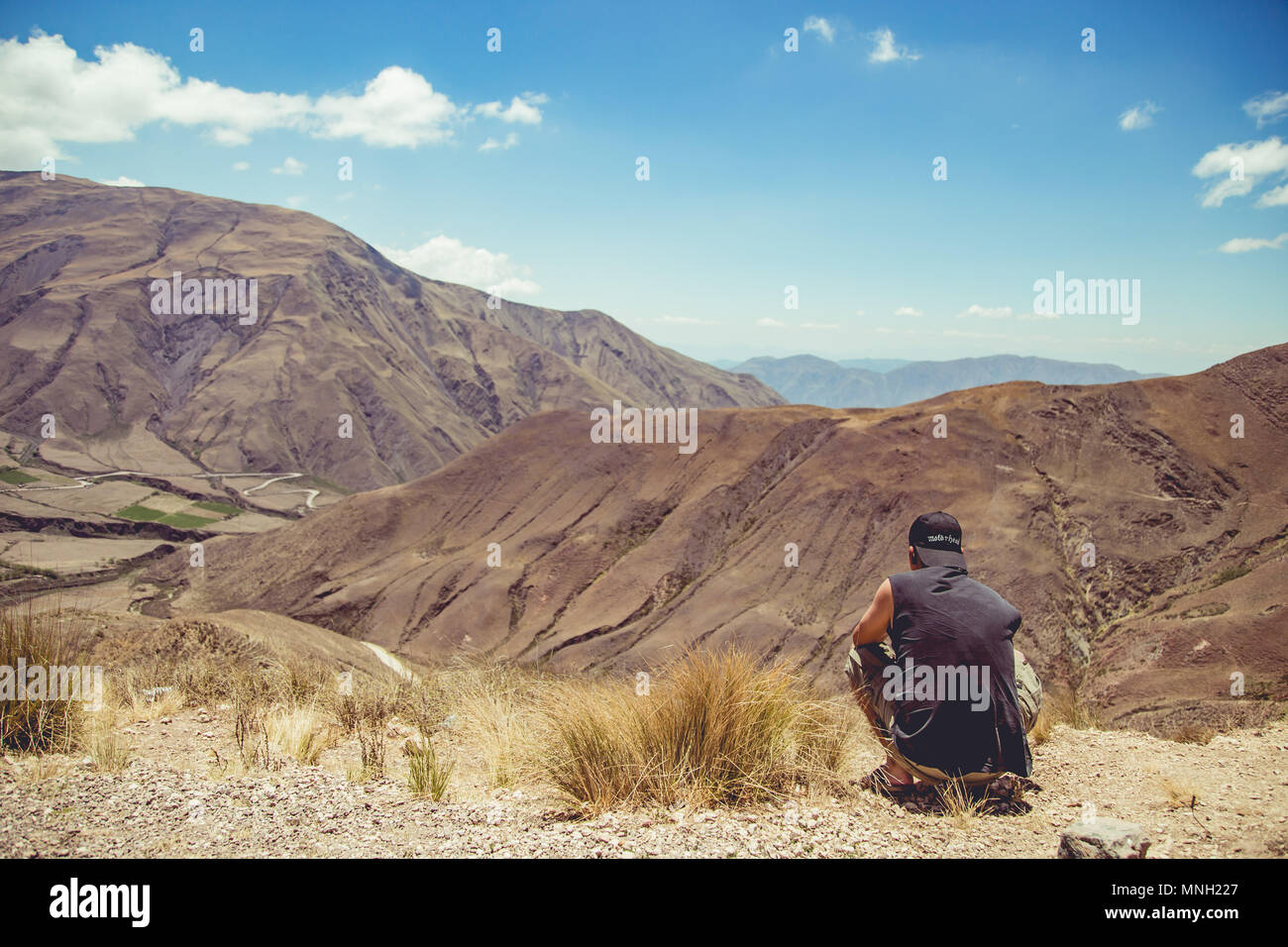 Man in the landscape hi-res stock photography and images - Alamy