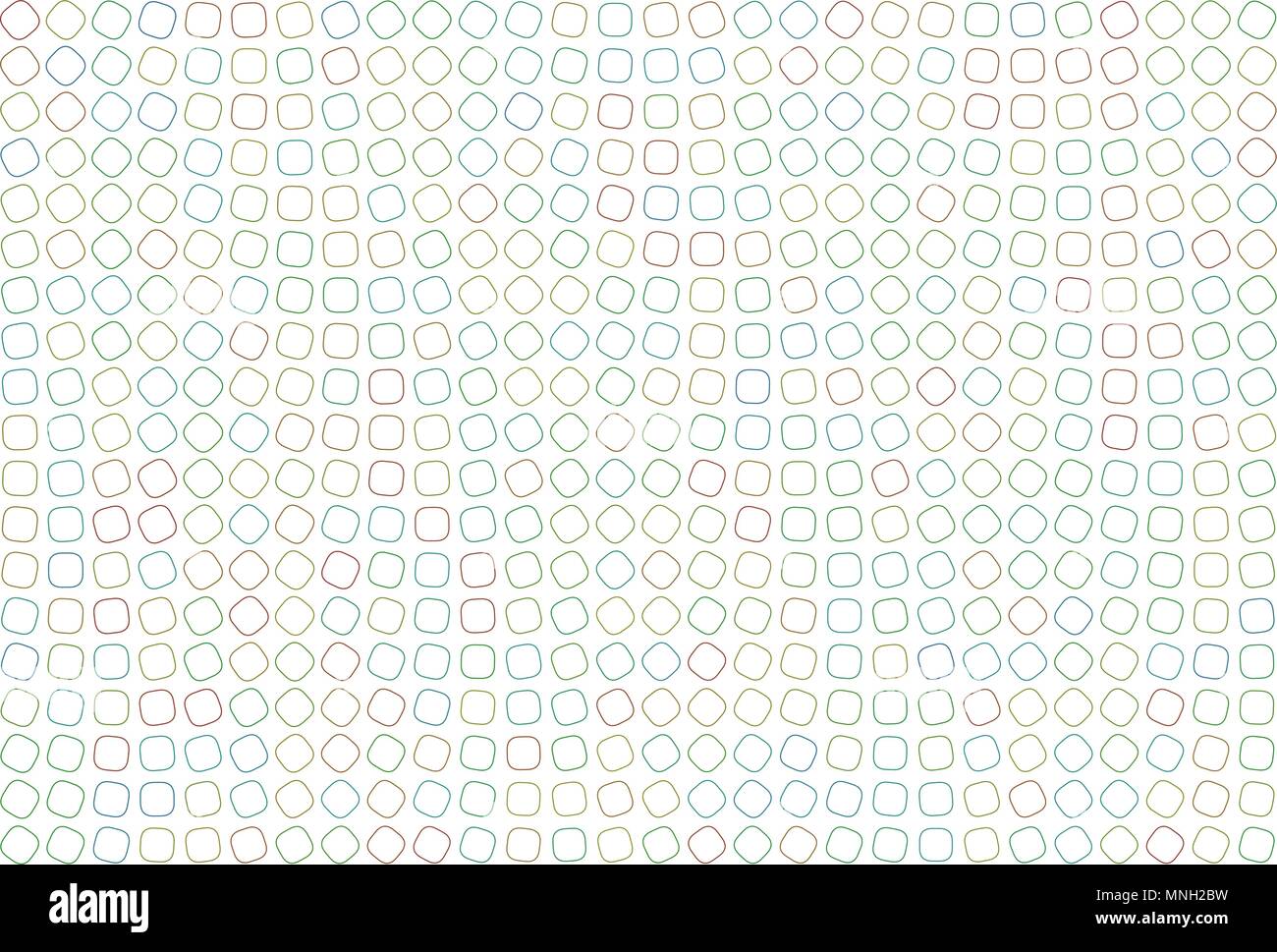 Conceptual Background Mixed Pattern For Design Style Of Mosaic Or Tile Vector Illustration