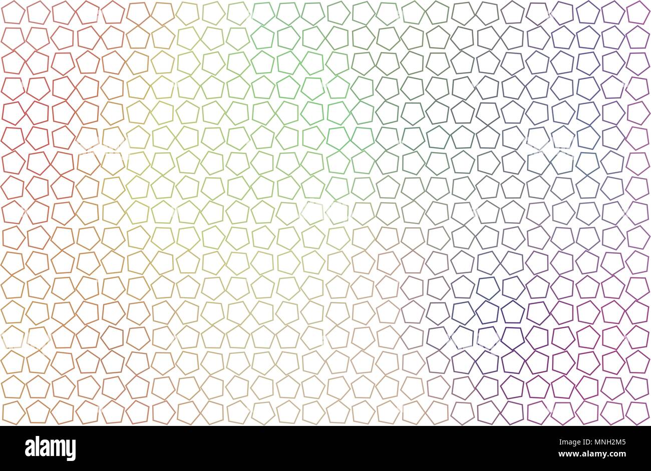 Background abstract pentagon pattern for design. Style of mosaic or ...