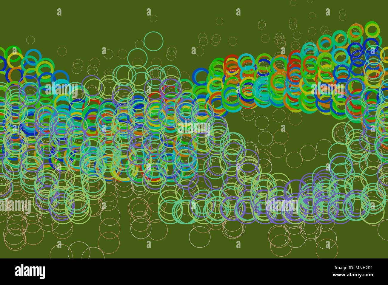 Abstract background with shape of circles, bubbles, sphere or ellipses ...