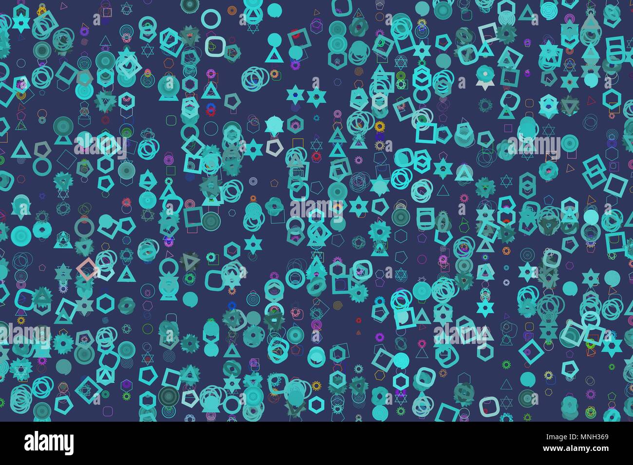 Shape Of Mixed Abstract Background Pattern Vector Illustration Graphic Stock Vector Image