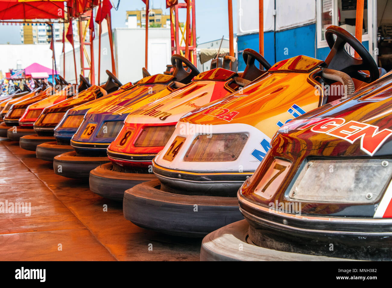 Bumper car carousel hi-res stock photography and images - Alamy