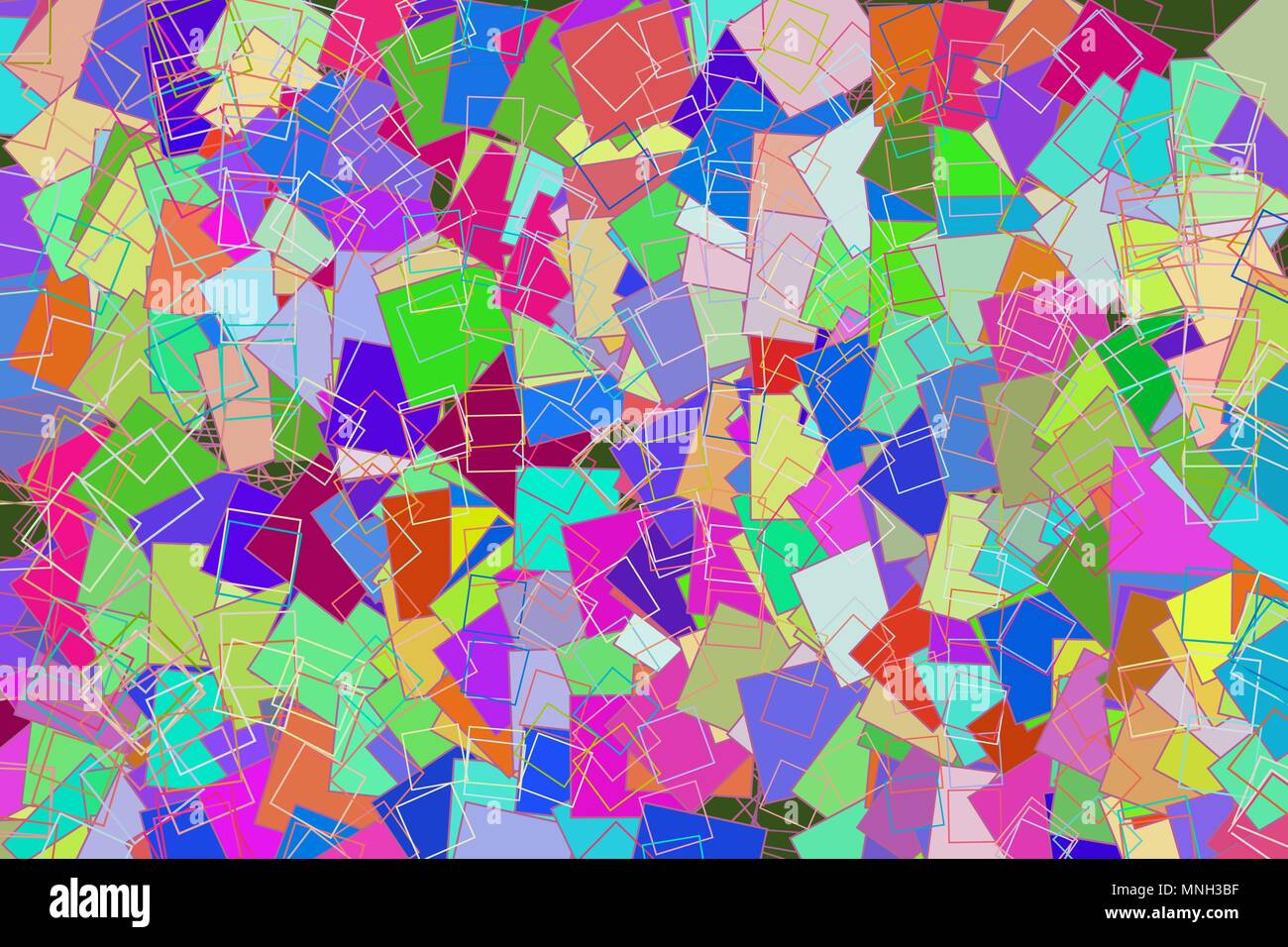 Abstract geometric square, rectangle pattern, colorful & artistic for ...