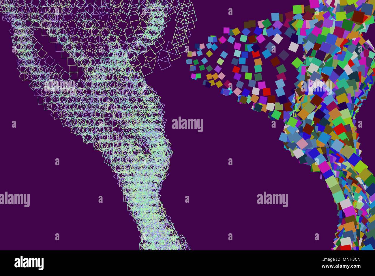 Abstract Background With Shape Of Square Rectangle Pattern Vector Illustration Graphic Stock