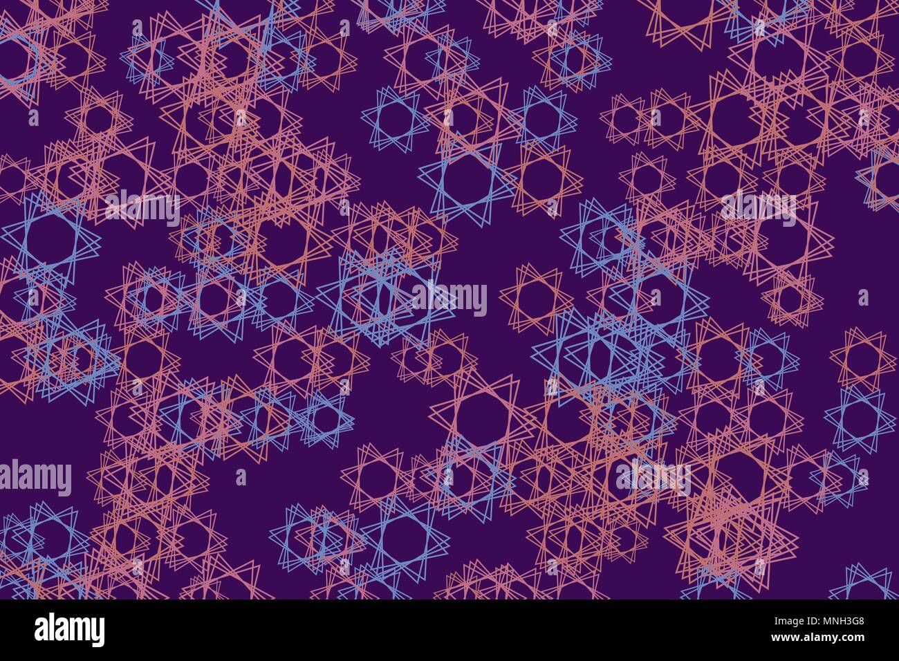 Color abstract star pattern generative art background. Vector ...