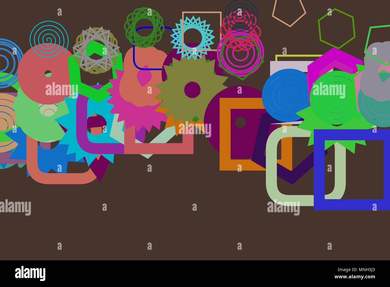 Background abstract mixed pattern for design. Vector illustration ...