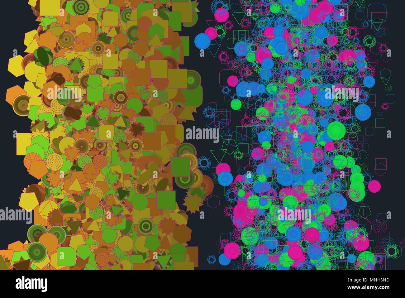 Abstract Background With Shape Of Mixed Pattern Vector Illustration Graphic Stock Vector Image