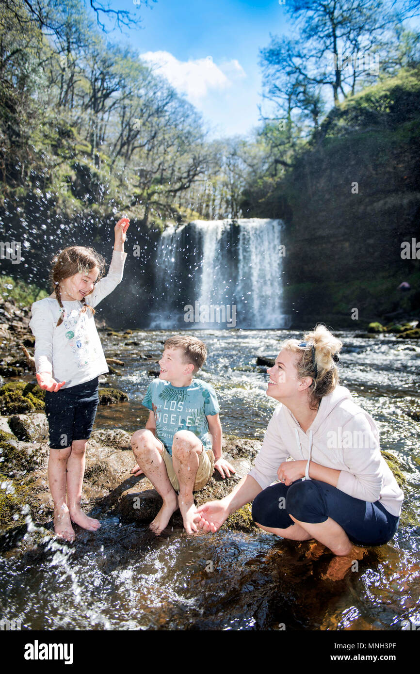 The four falls walk wales hi-res stock photography and images - Alamy