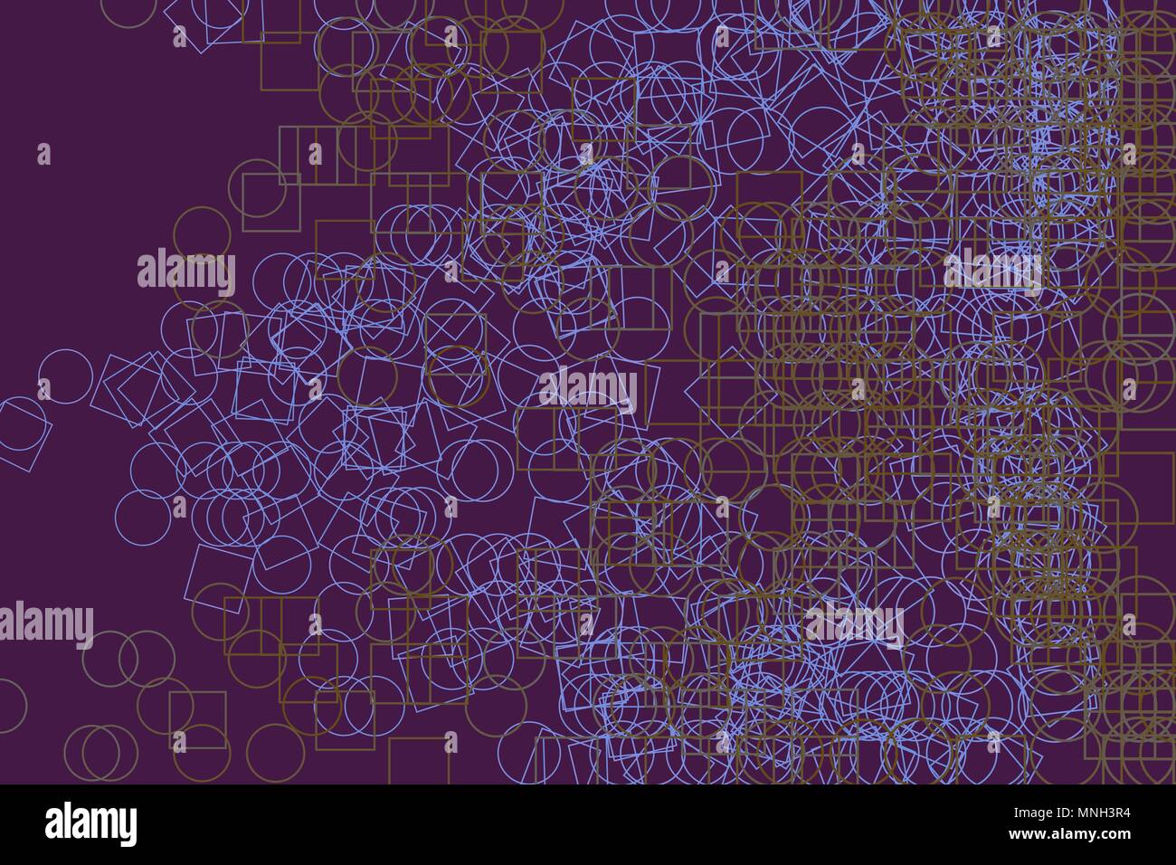 Shape of ellipse & square box, abstract background pattern. Vector ...