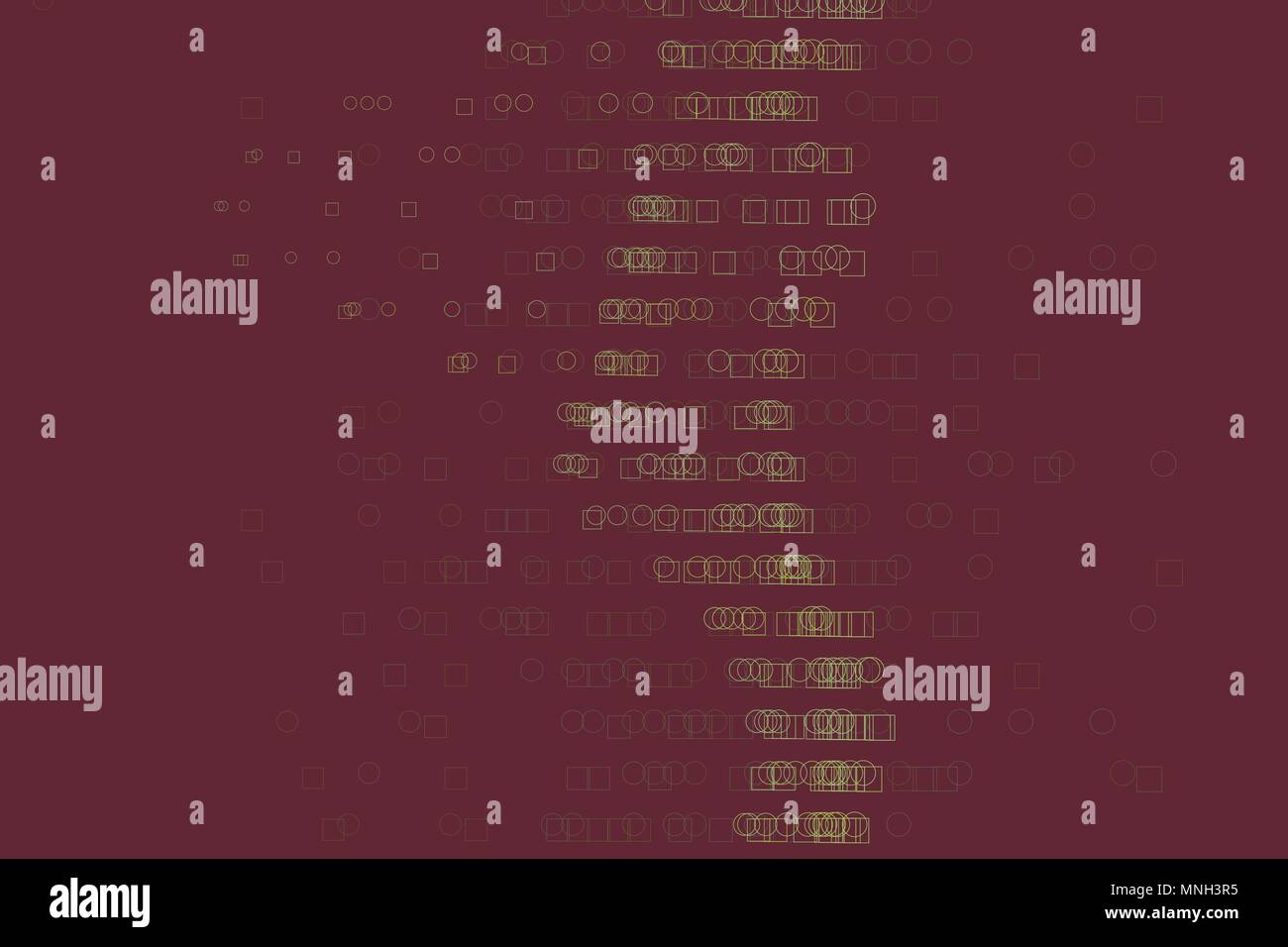 Conceptual background ellipse & square box pattern for design. Vector ...