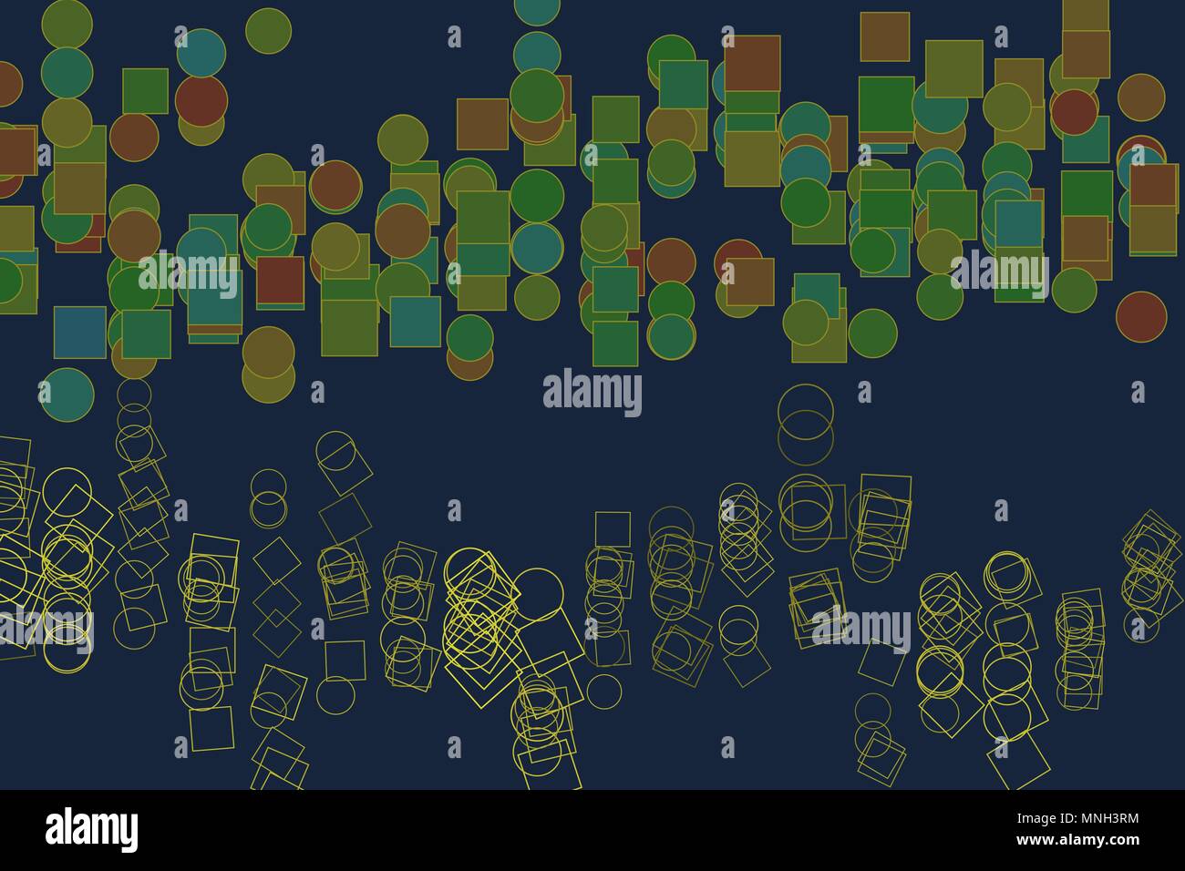 Abstract conceptual ellipse & square box pattern. Good for web page ...