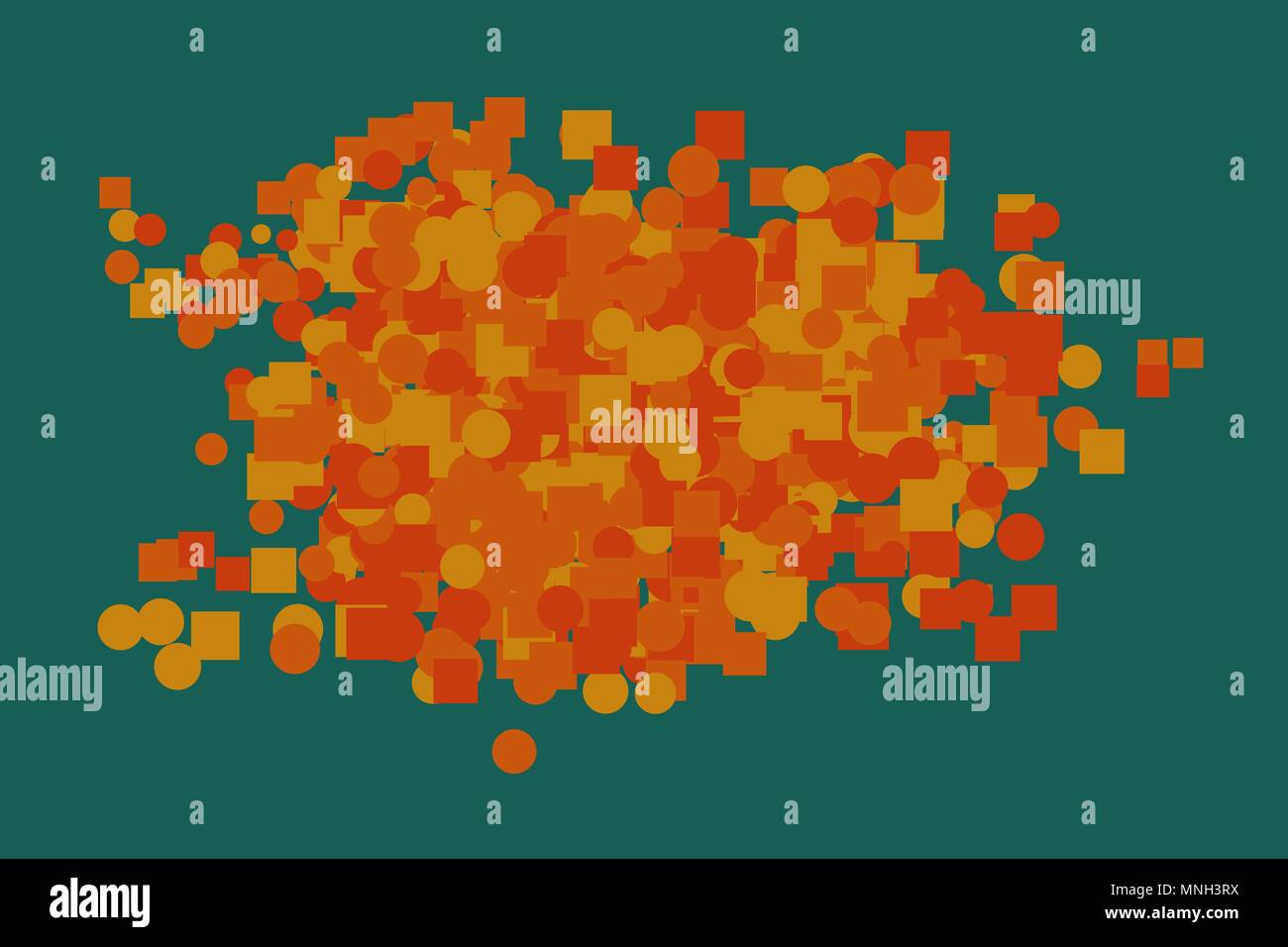 Abstract conceptual ellipse & square box pattern. Good for web page ...