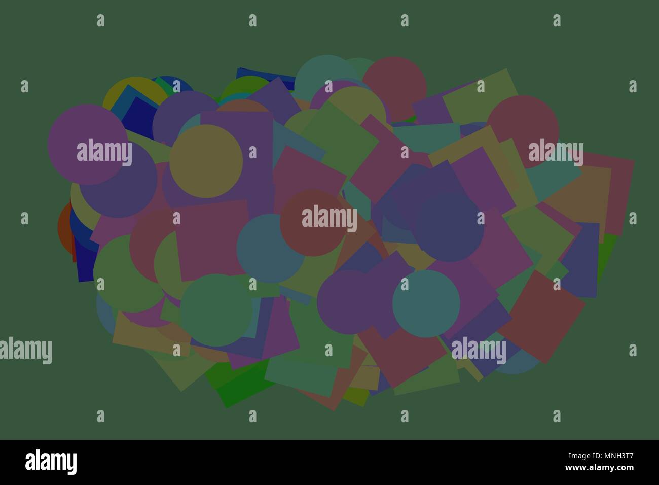 Modern geometrical ellipse & square box background pattern abstract ...