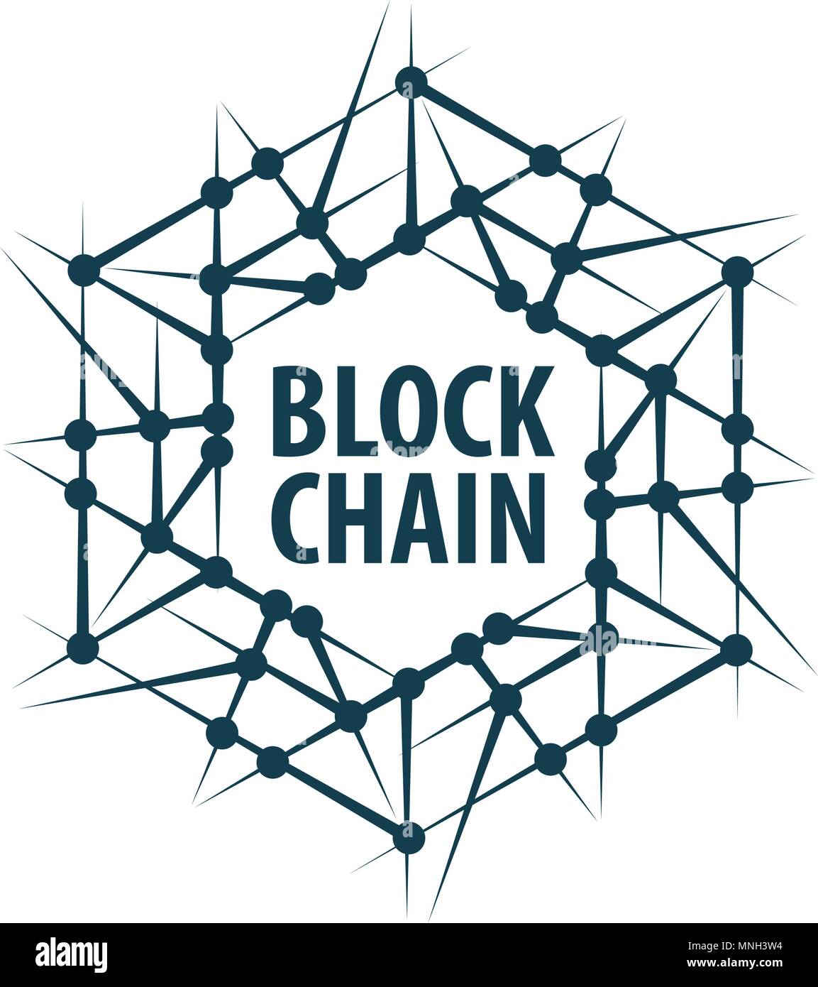 Vector logo blockchain Stock Vector Image & Art - Alamy