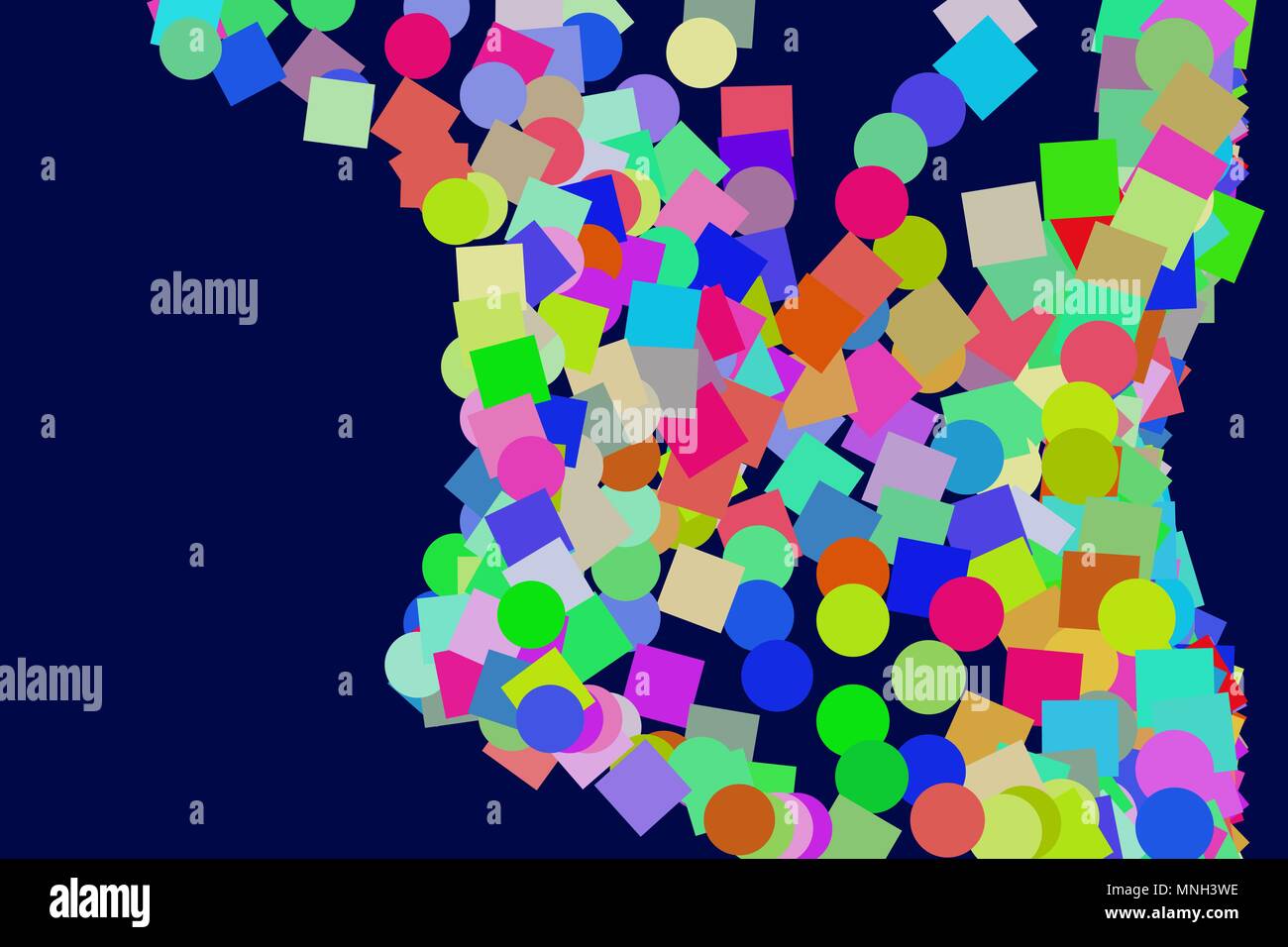 Abstract conceptual ellipse & square box pattern. Good for web page ...