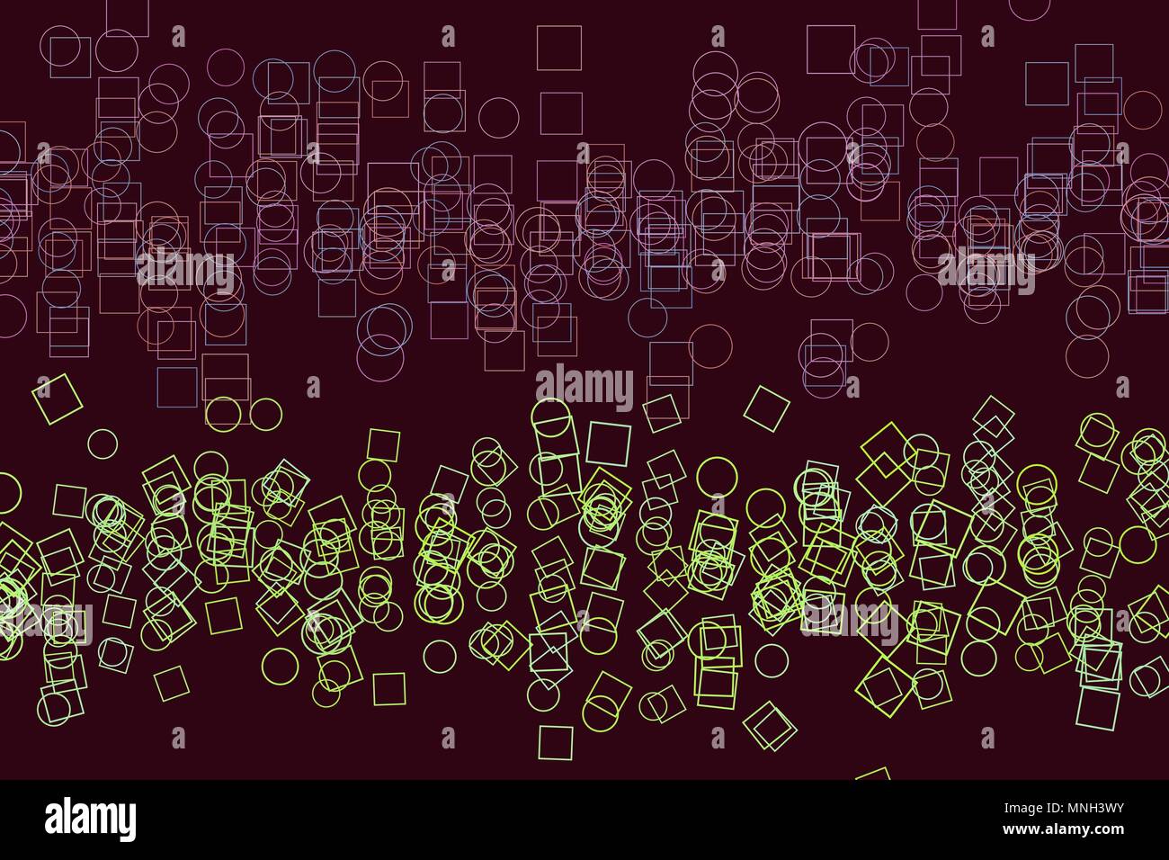 Abstract background with shape of ellipse & square box pattern. Vector ...