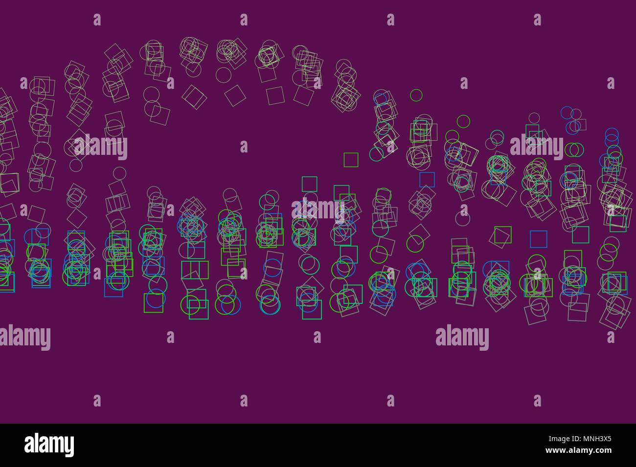 Conceptual background ellipse & square box pattern for design. Vector ...