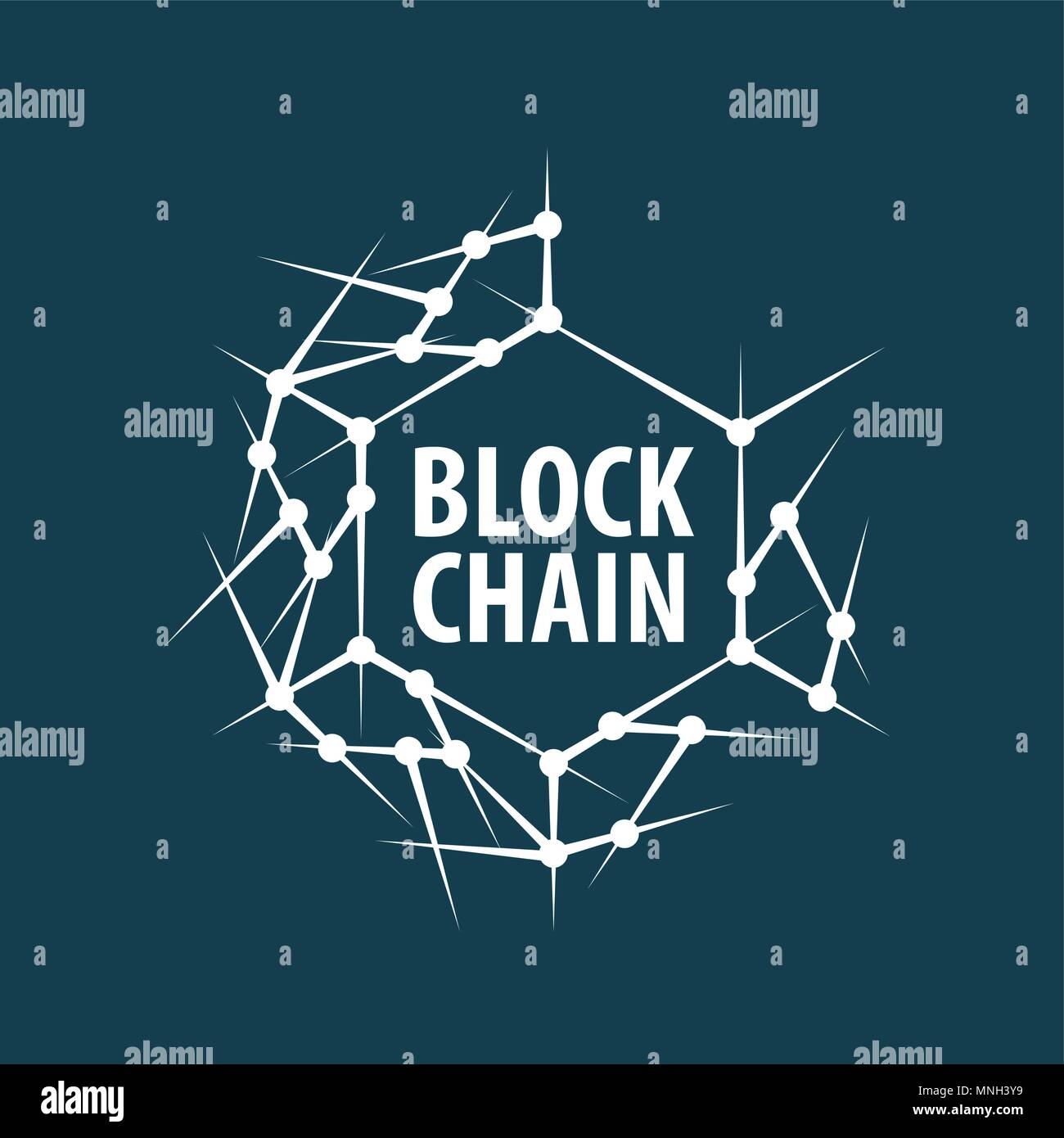 Vector logo blockchain Stock Vector Image & Art - Alamy