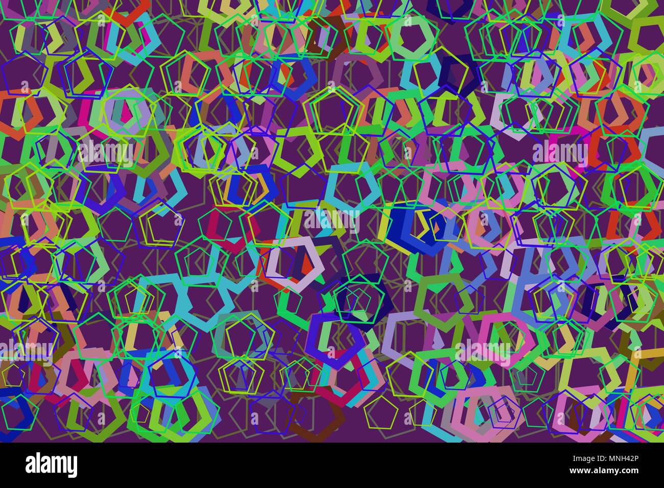 Background abstract pentagon pattern for design. Vector illustration ...